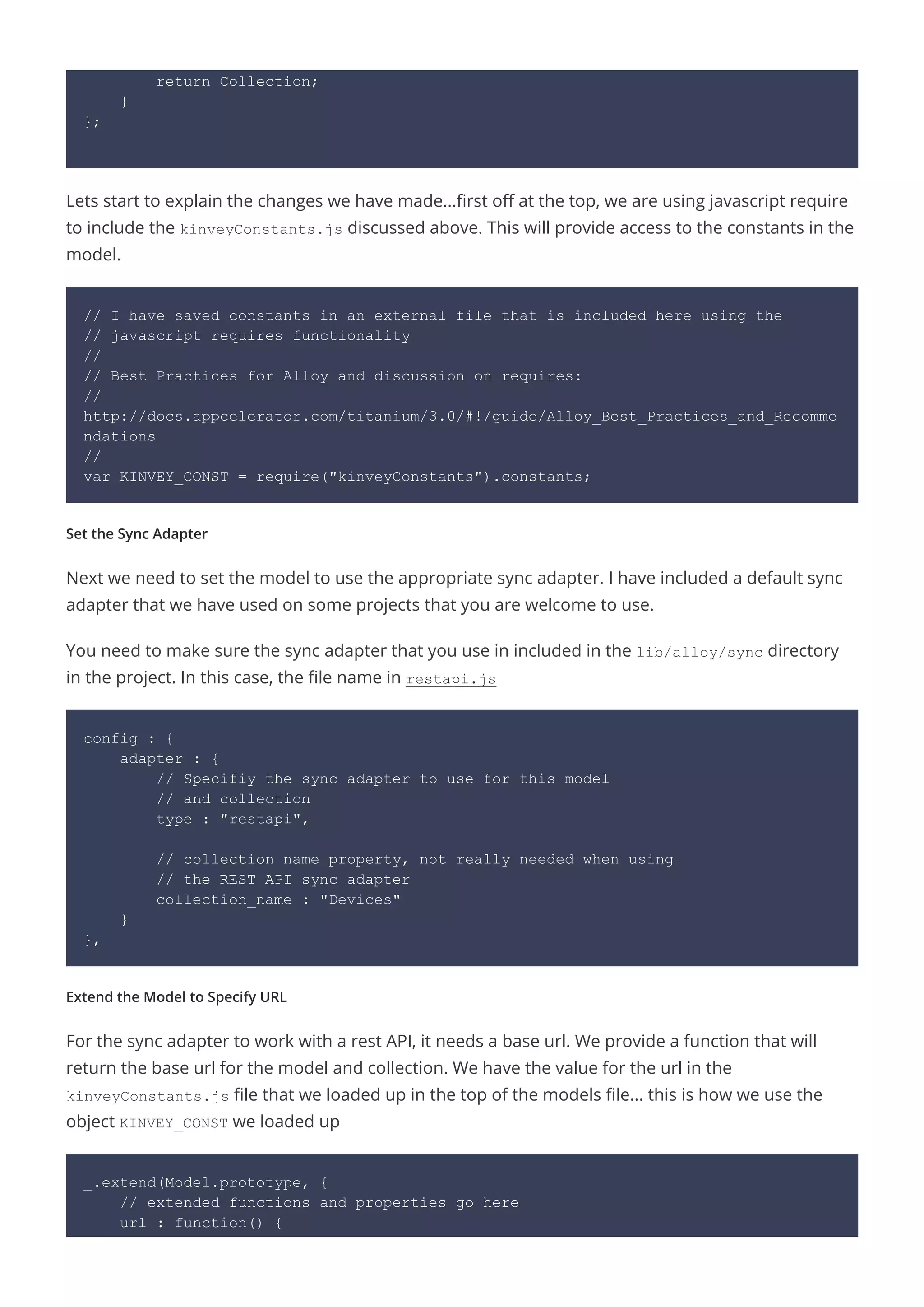 Appcelerator Titanium Alloy + Kinvey Collection Databinding - Part One | PDF