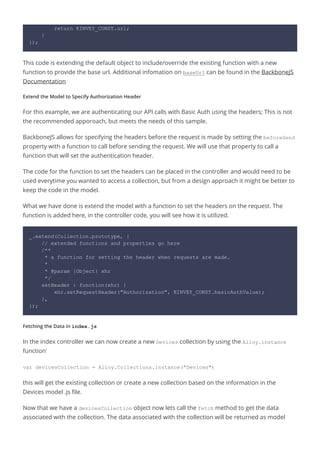 Appcelerator Titanium Alloy + Kinvey Collection Databinding - Part One | PDF