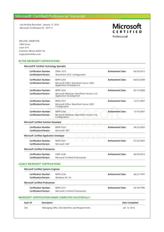 Jan 2016 Microsoft Certfications Transcript.PDF