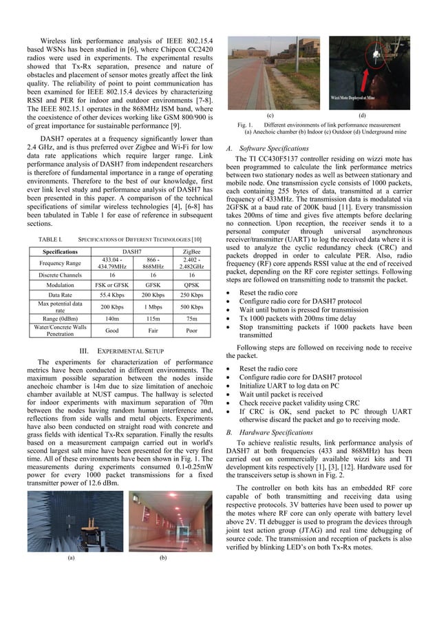 Link Performance Analysis of DASH7 Protocol | PDF