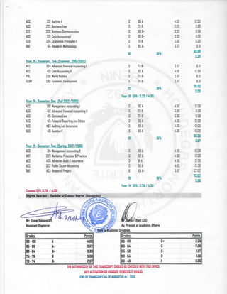 Houdegbe North American University Benin, Transcript 2 | PDF