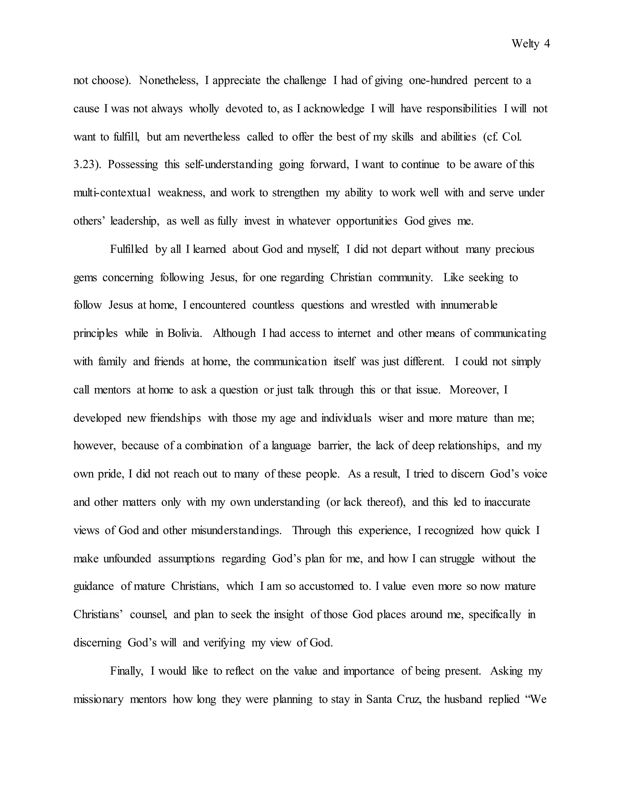 Reflection Paper | DOCX | Parenting Children Aged 4-11 | Parenting