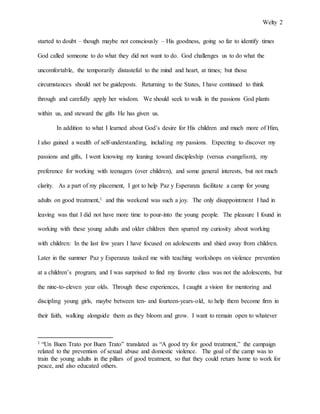 Reflection Paper | DOCX