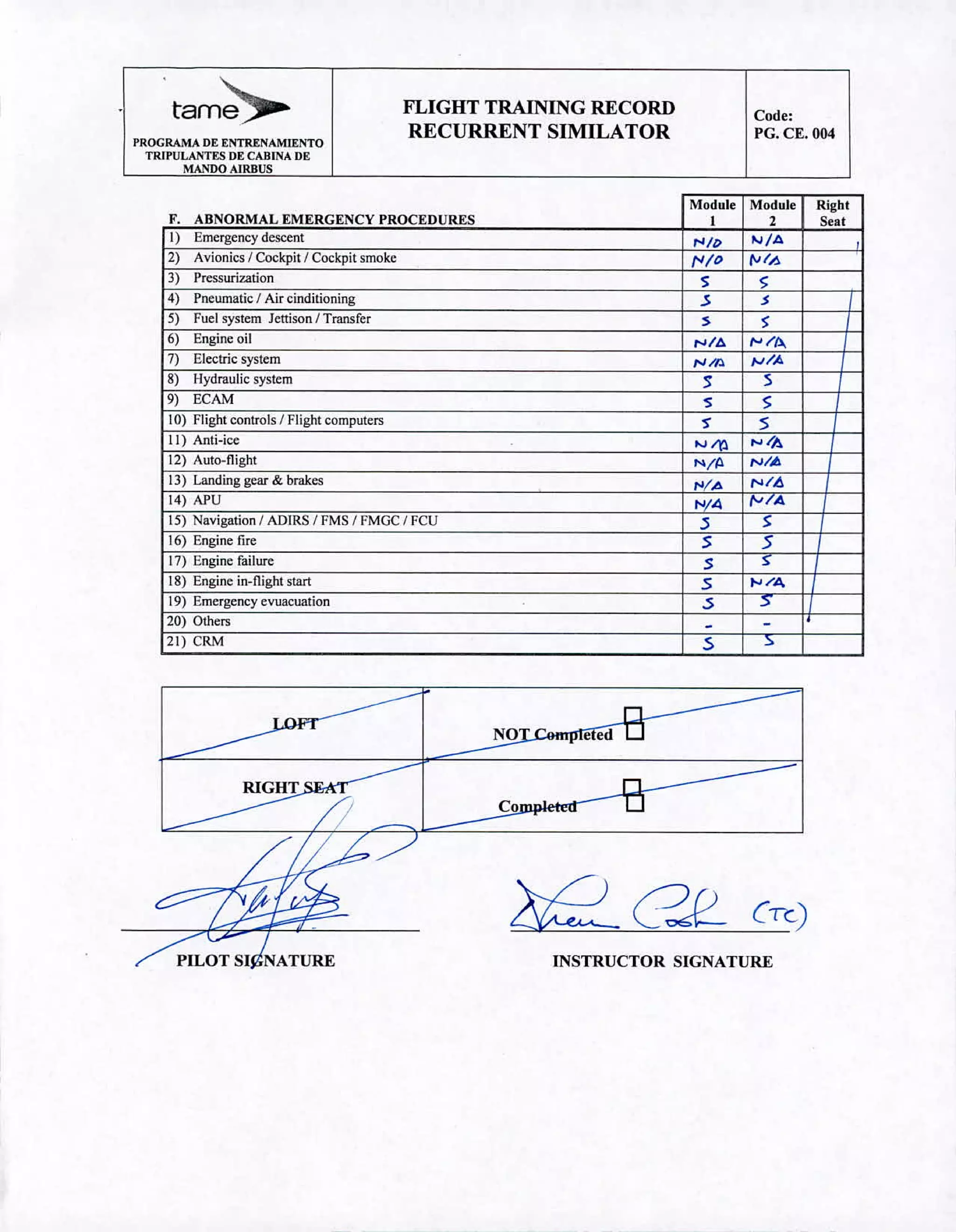 PROFICIENCY CHECK FEBRUARY 2016 | PDF