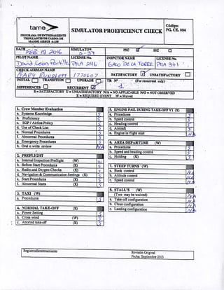 PROFICIENCY CHECK FEBRUARY 2016 | PDF