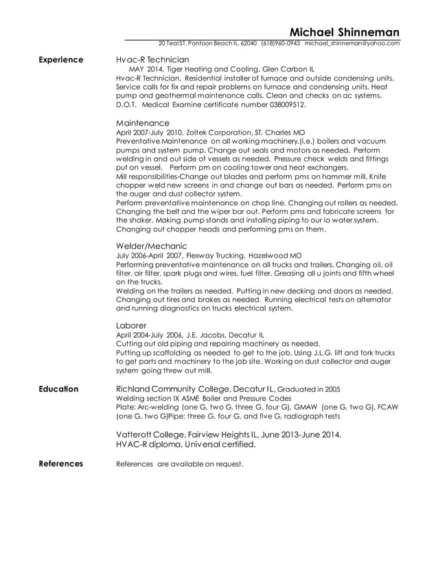 Mike Resume.doc2015 | DOCX