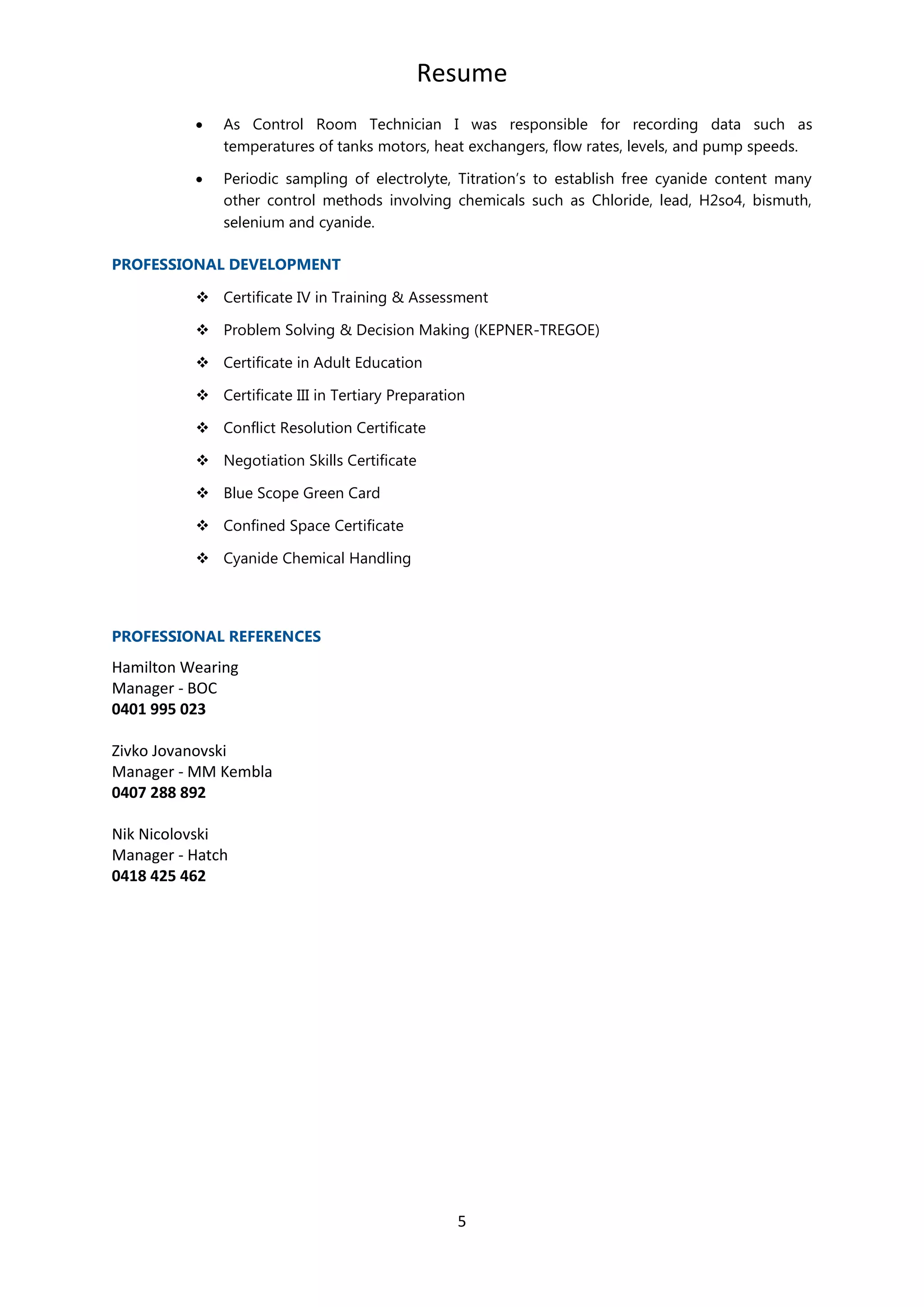 Anthony Barton Resume | PDF