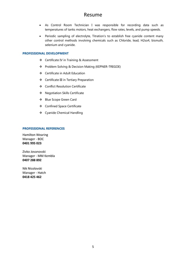 Anthony Barton Resume | PDF