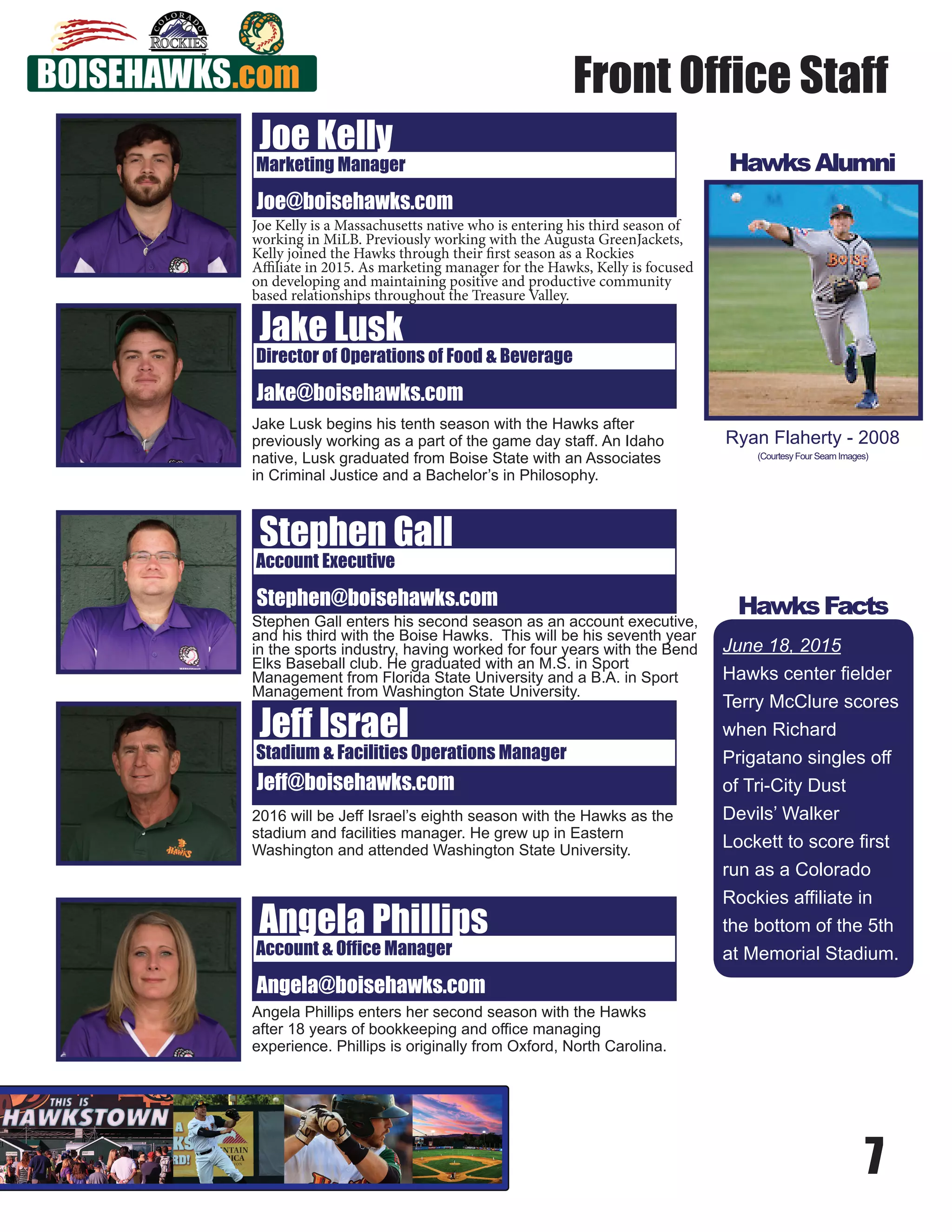 2016 Boise Hawks Media Guide | PDF