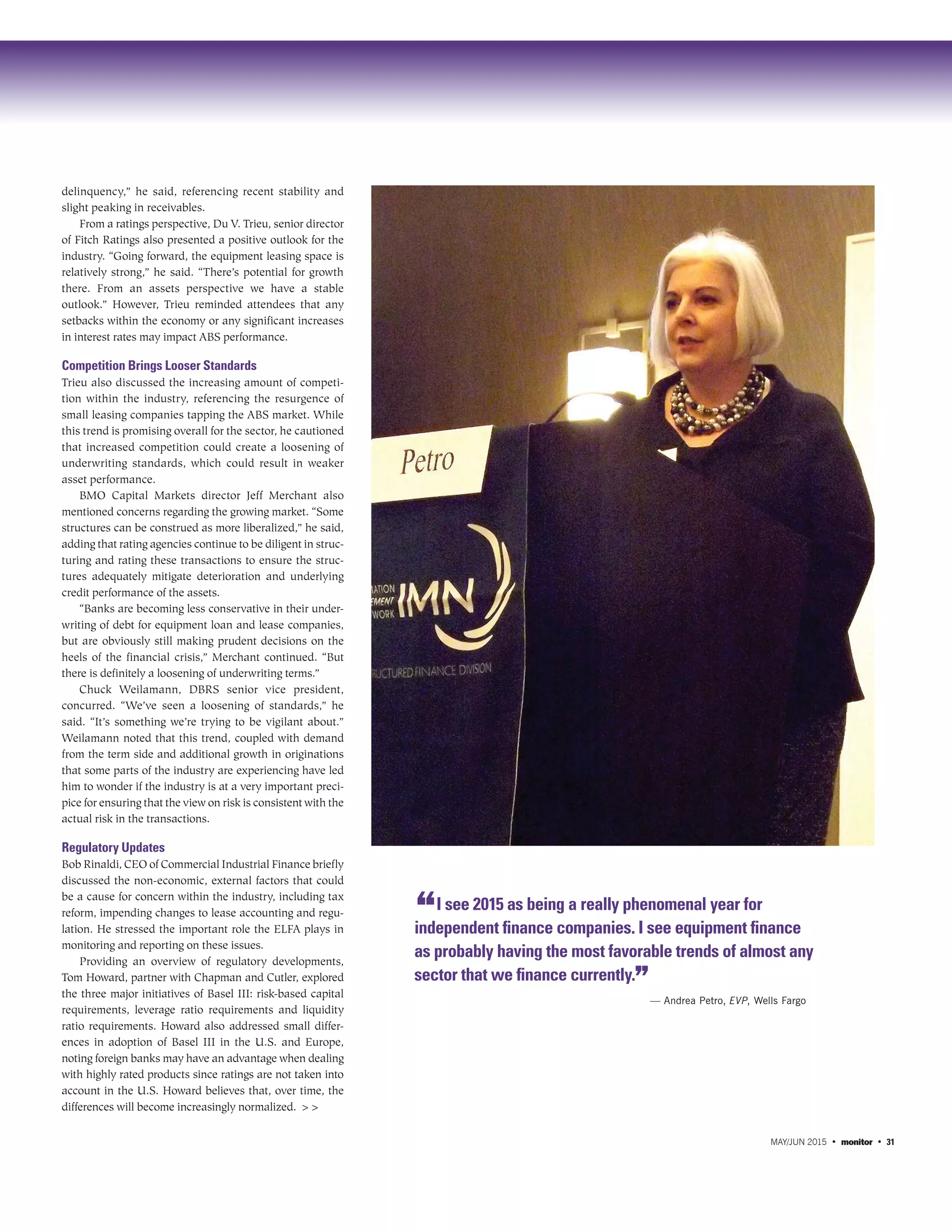 ELFA IMN Conference - Monitor MJ 2015 | PDF | Business Accounting ...