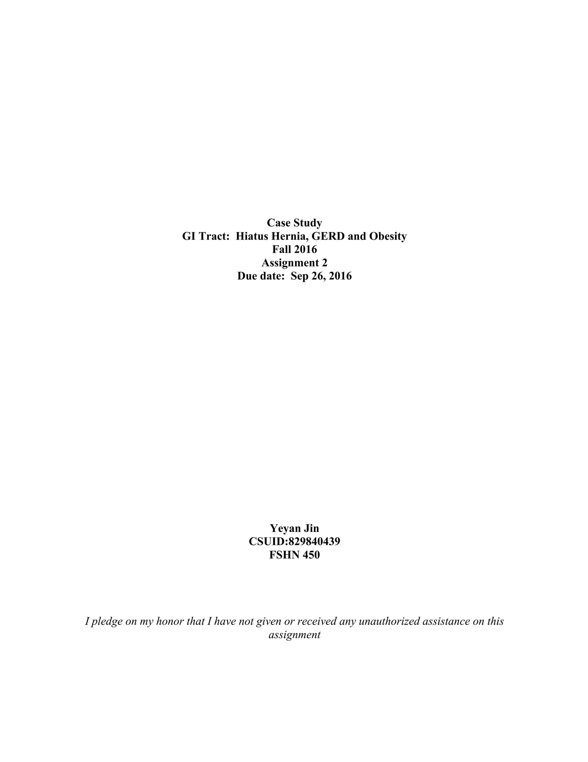 Upper GI case study | PDF