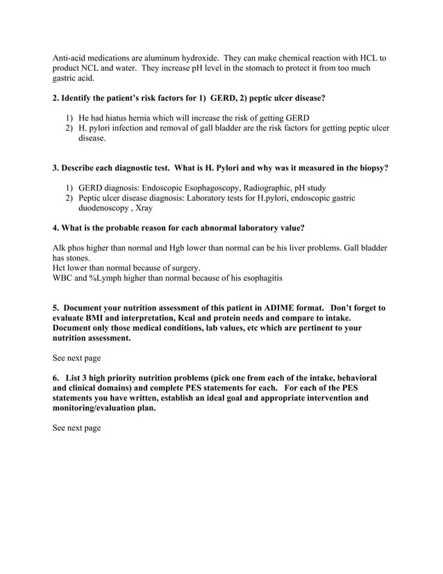 Upper GI case study | PDF