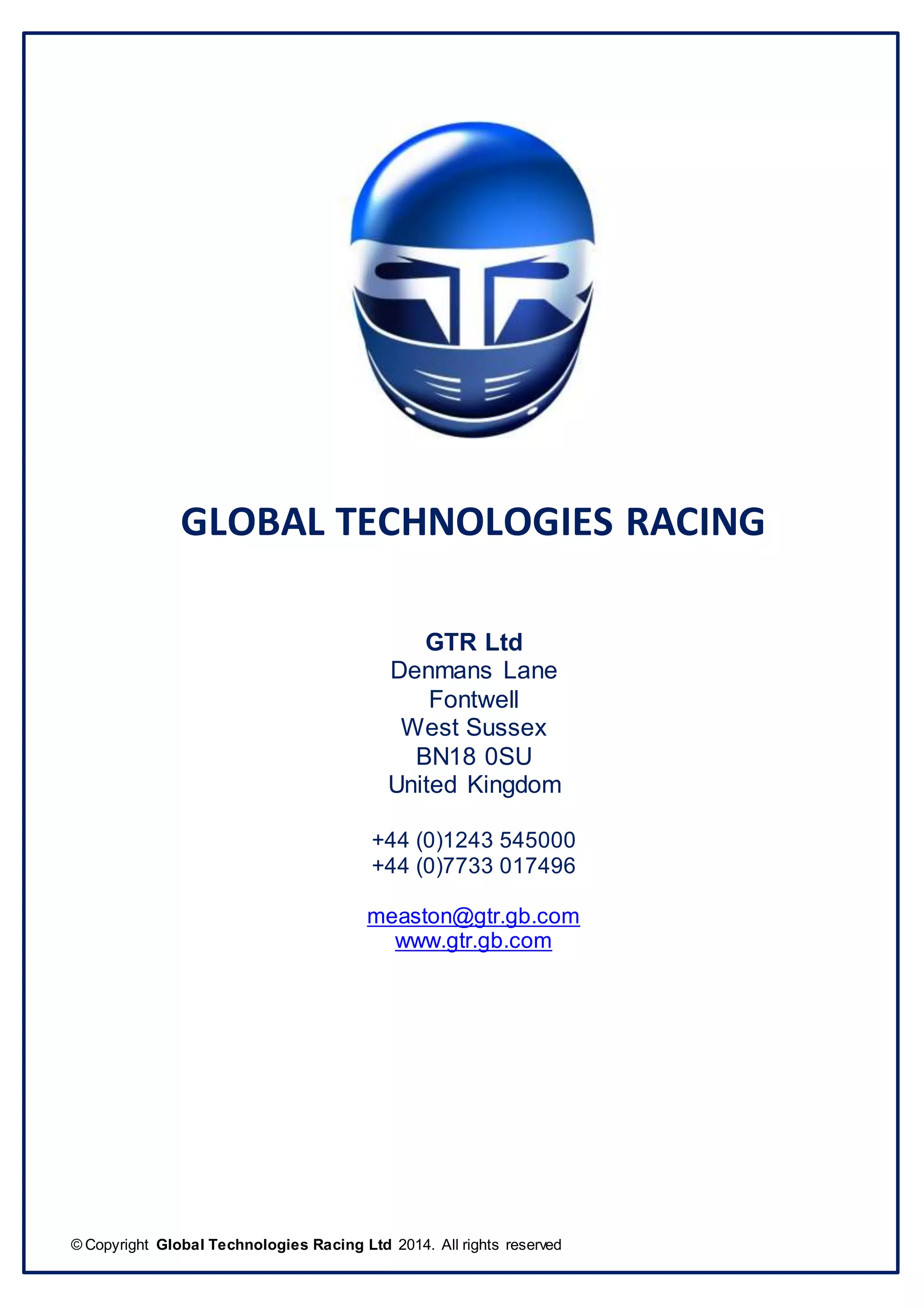 Company Introduction-GTR Ltd | DOCX
