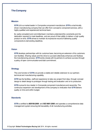 Company Introduction-GTR Ltd | DOCX