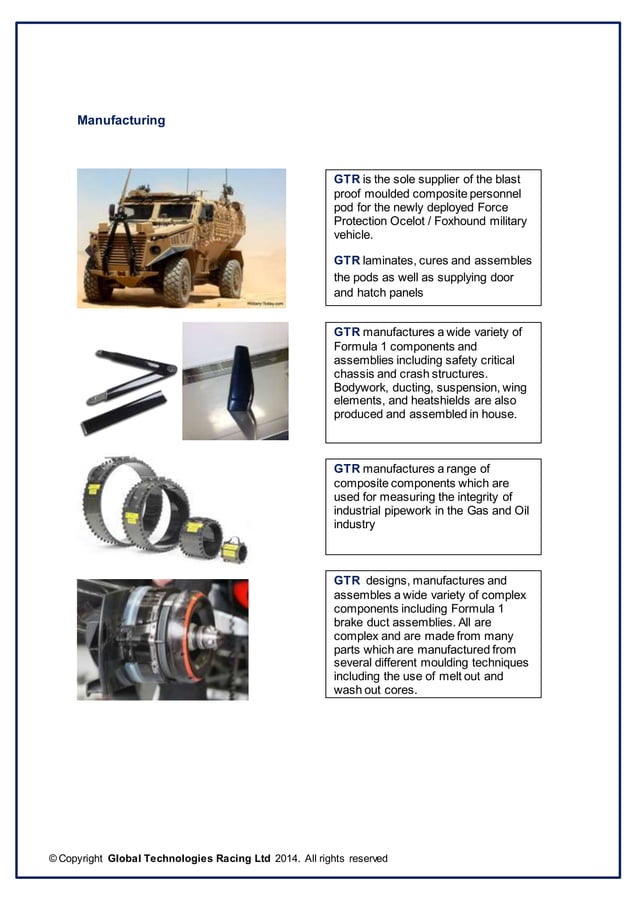 Company Introduction-GTR Ltd | DOCX | Automotive Industry | Industries