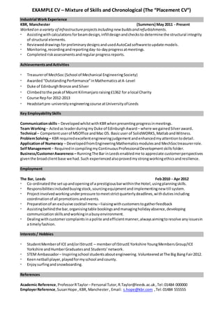 MechEng MODEL TEMPLATE CV Patryk Wawer | PDF