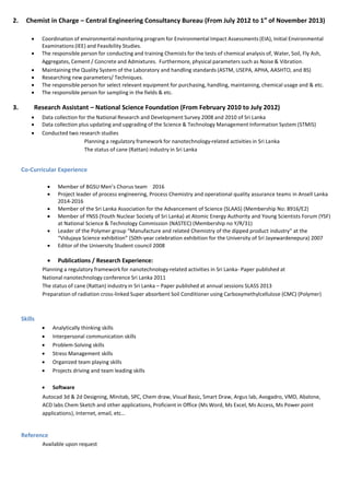 Buddhima Rupasinghe Resume New | PDF