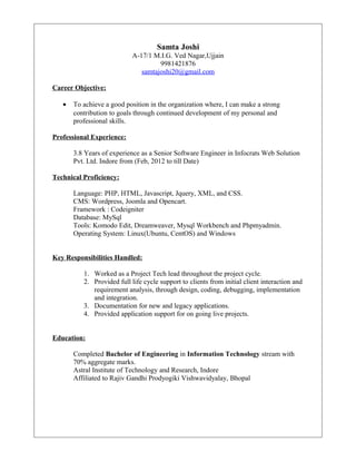 Samtajoshi_resume | PDF