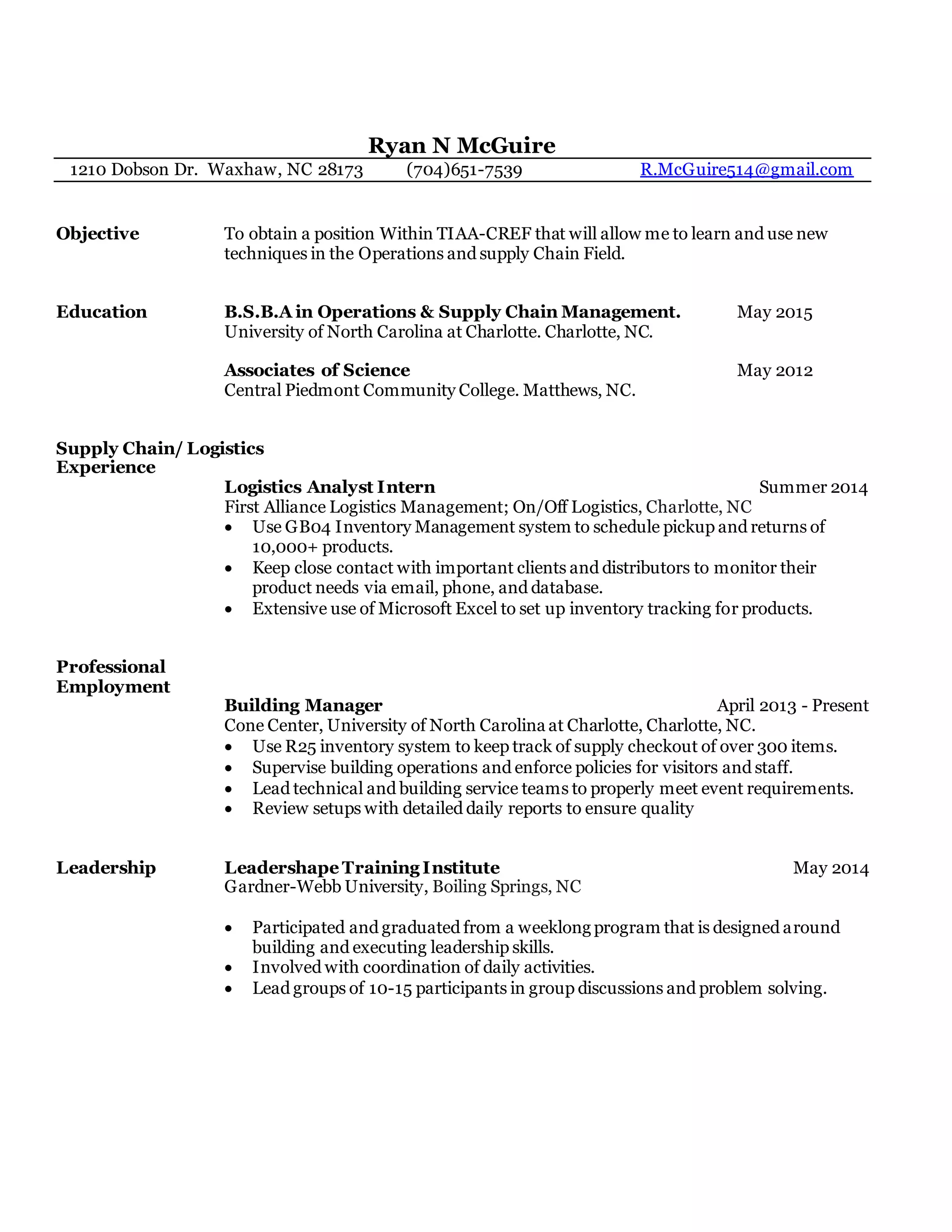resume 2014 | DOCX