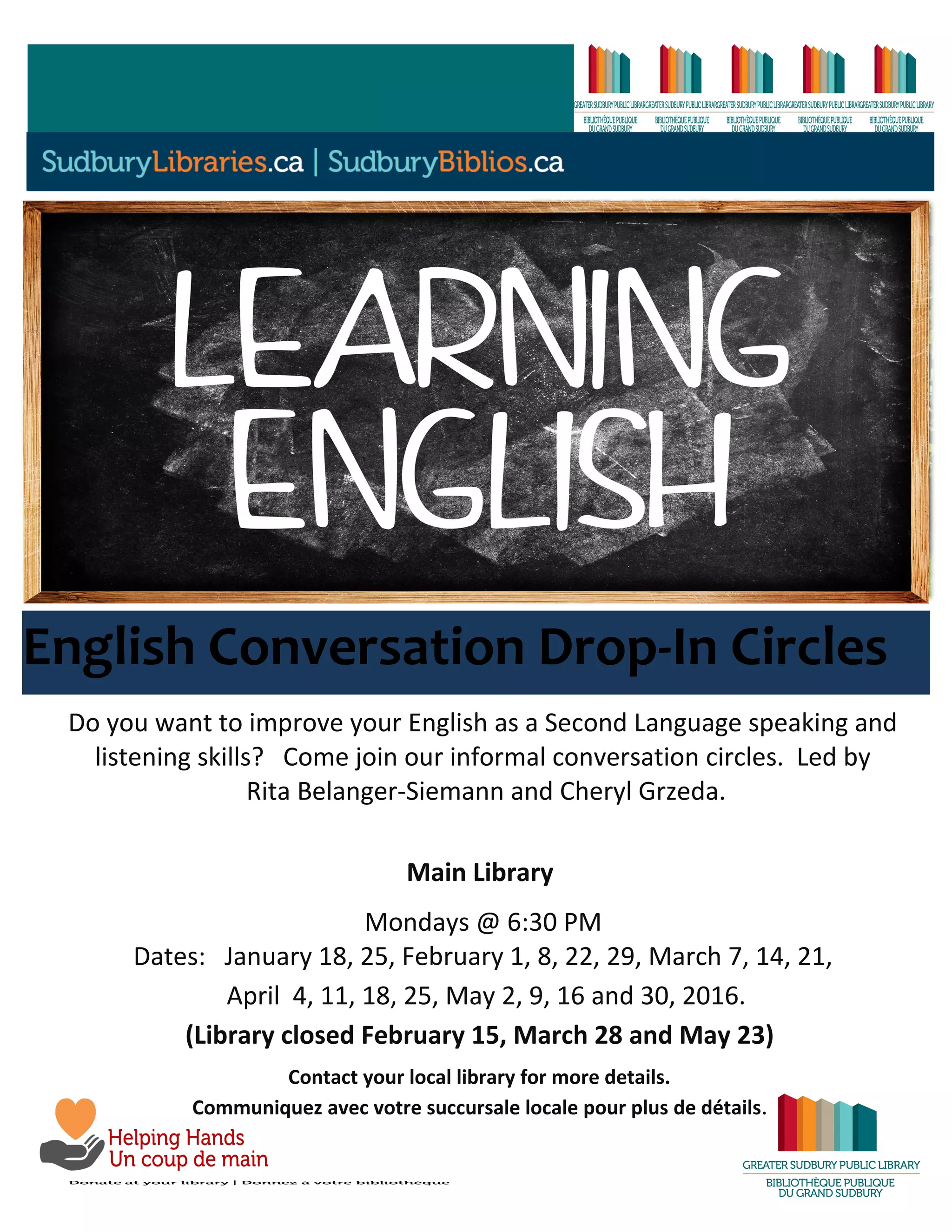 english conversation circle. 2016 poster updated | DOC