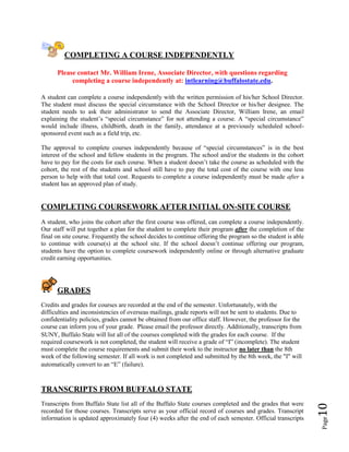 SUNY Buffalo Program | PDF