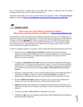 SUNY Buffalo Program | PDF