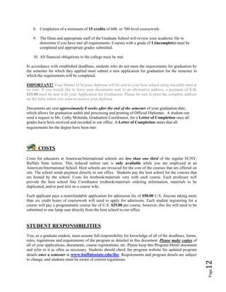 SUNY Buffalo Program | PDF