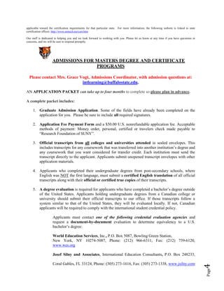 SUNY Buffalo Program | PDF