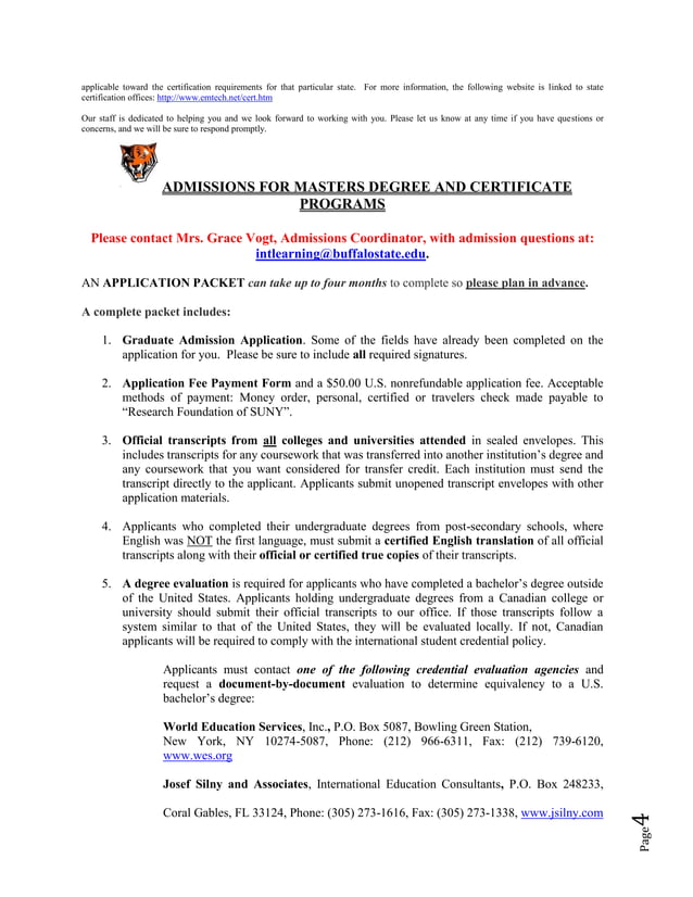 SUNY Buffalo Program | PDF