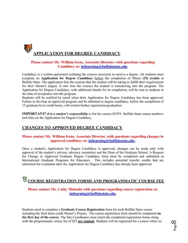 SUNY Buffalo Program | PDF