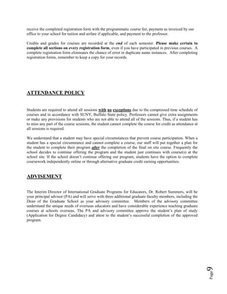 SUNY Buffalo Program | PDF