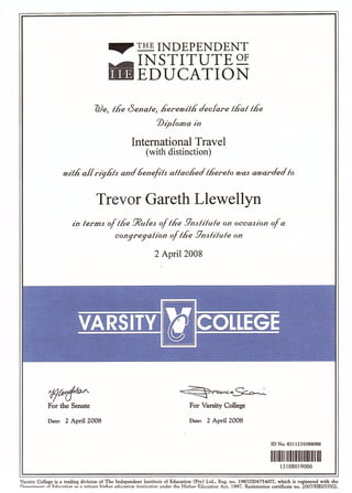 DIT Certificate | PDF