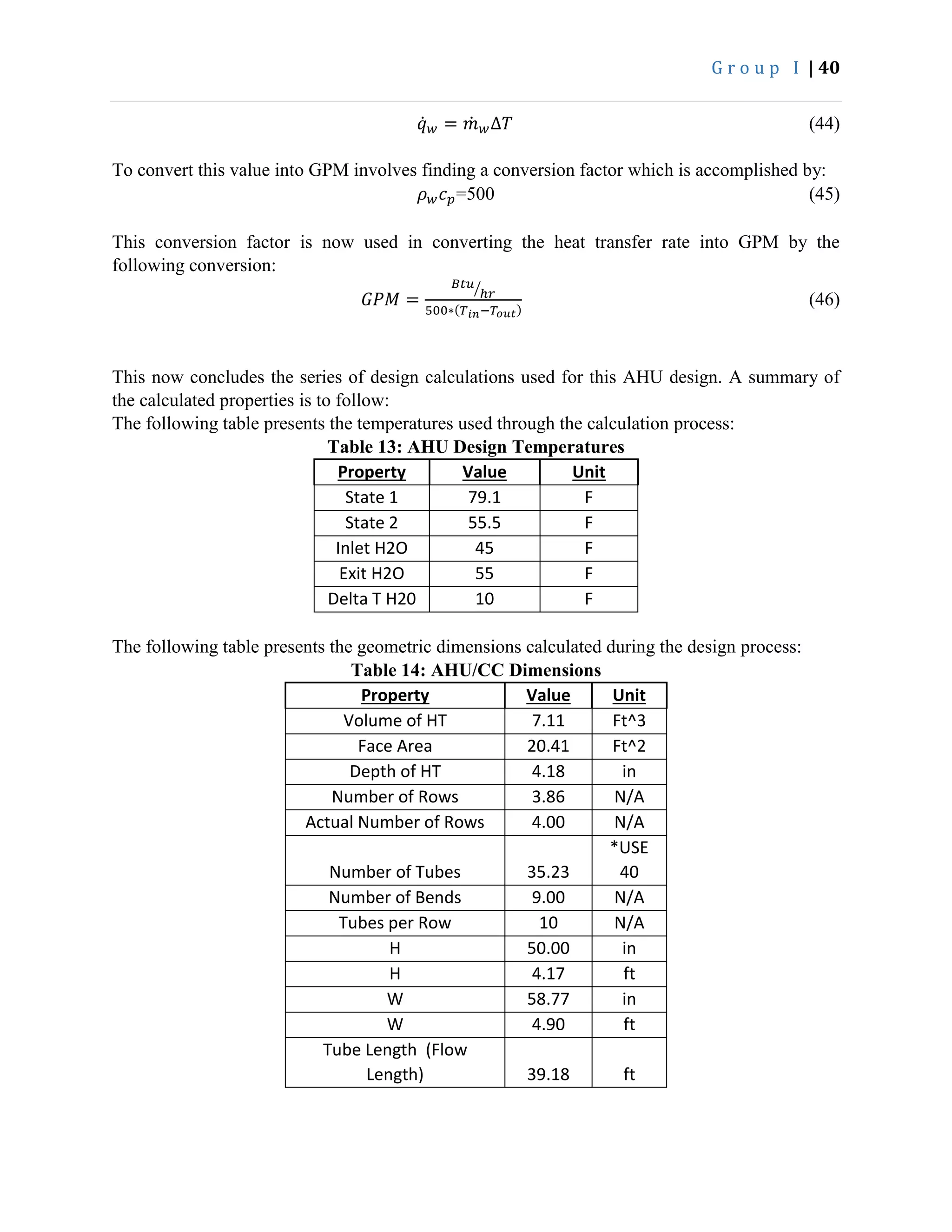 HVAC Design Project | PDF