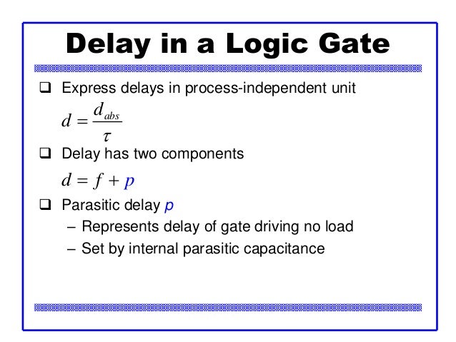 Delay Calculation in CMOS Chips Using Logical Effort by Prof. Akhil M…