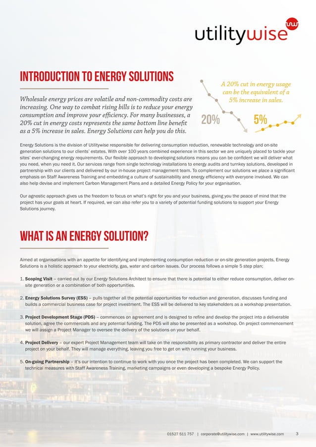 Energy Solutions Brochure | PDF