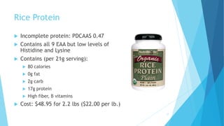 Alternative Protein Sources | PDF