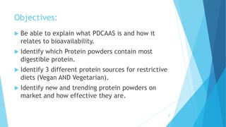 Alternative Protein Sources | PDF