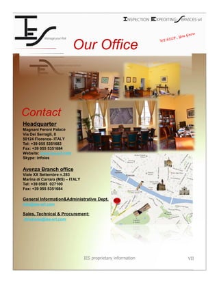IES srl Company Profile | PDF