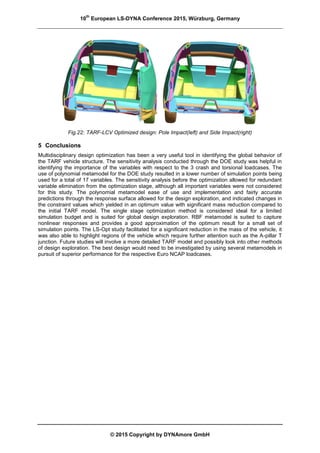 Multidisciplinary Design Optimisation Strategies for Lightweight ...