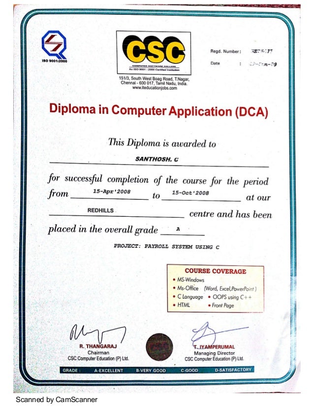 Csc Computer Education Certificate Format : Tasmanian Certificate of Education (TCE) - TASC ...
