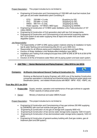 Mohamed Behiry CV | PDF | Civil Engineering Industry | Industries