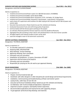 DGK - Resume (Final) | PDF