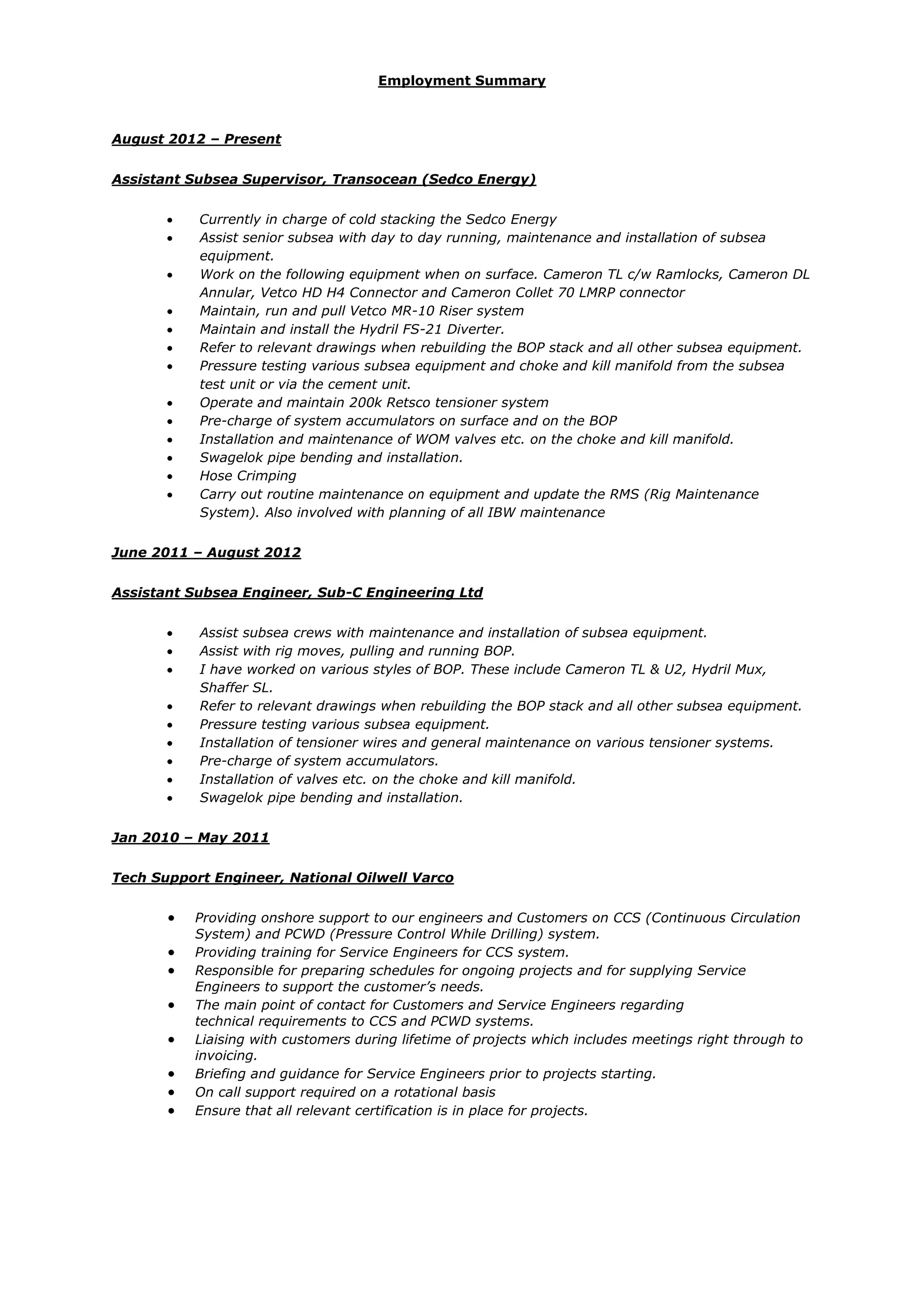 Steven Ross cv | PDF