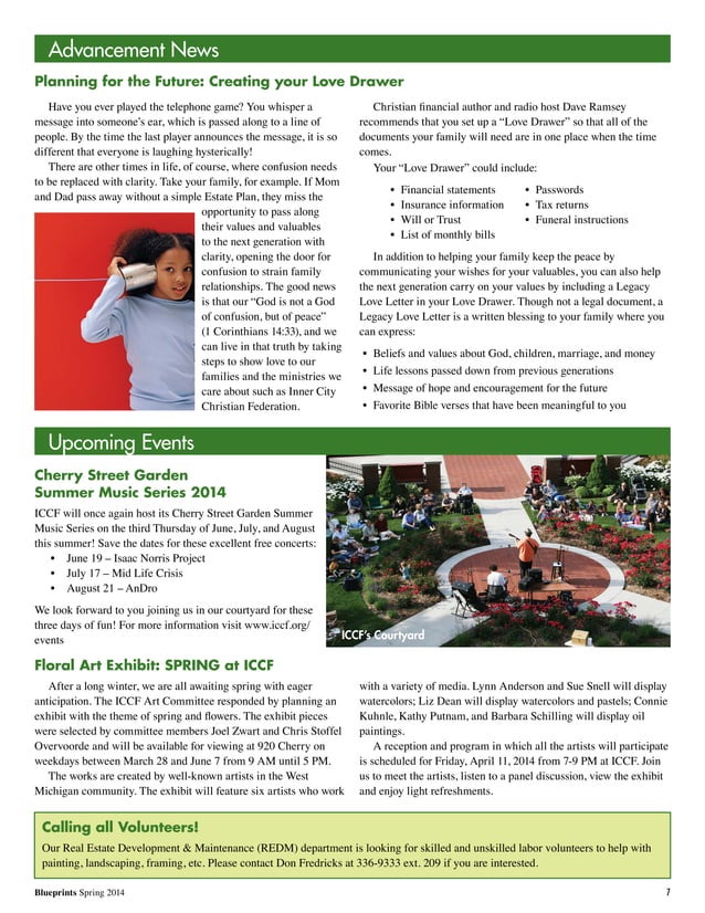 Blueprints Spring 2014 | PDF