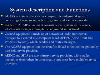 ACARS | PPT