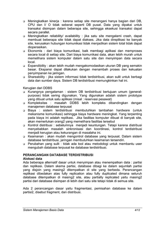 9 database terdistribusi | PDF