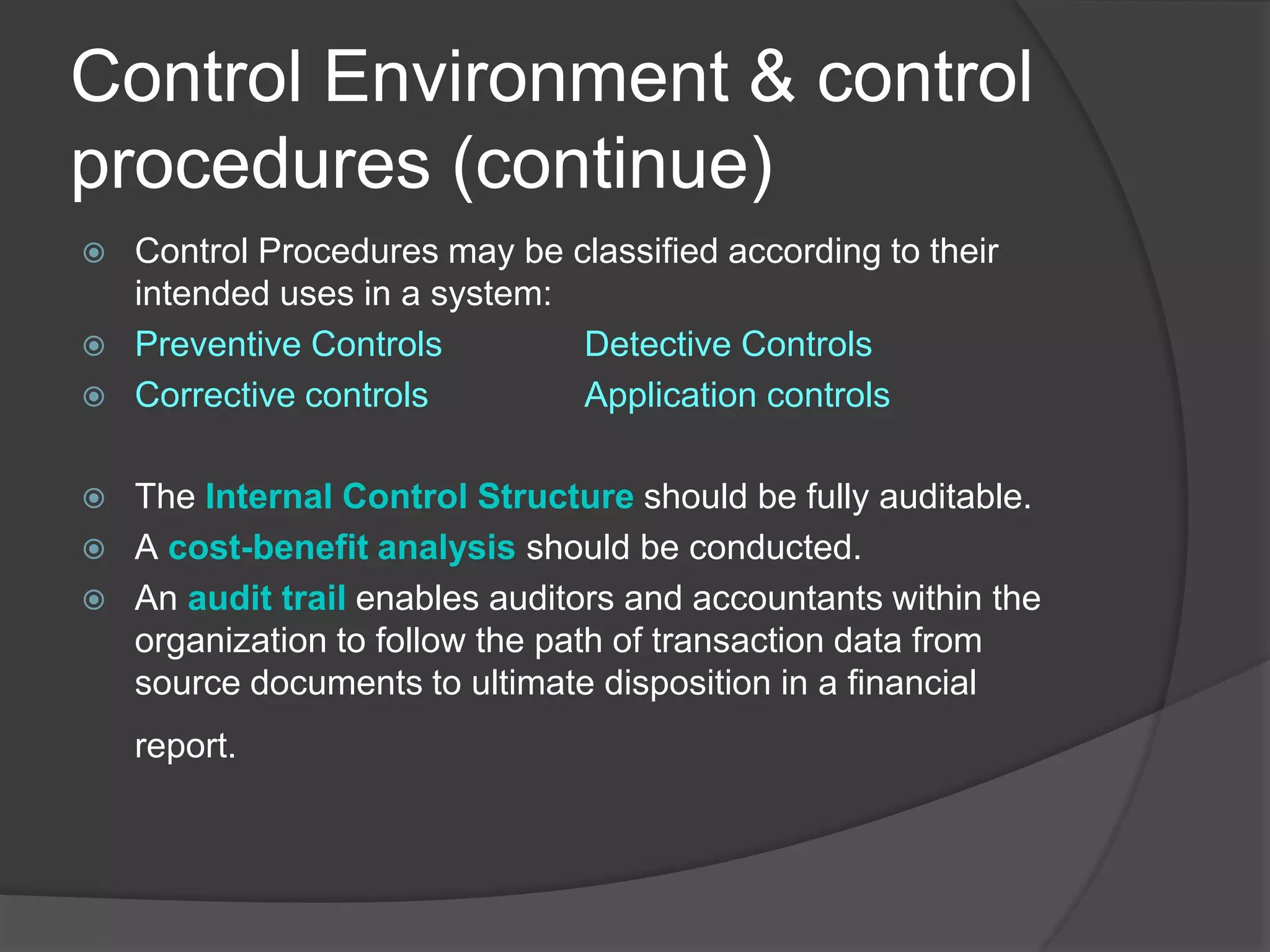 audit plan & controls | PPT