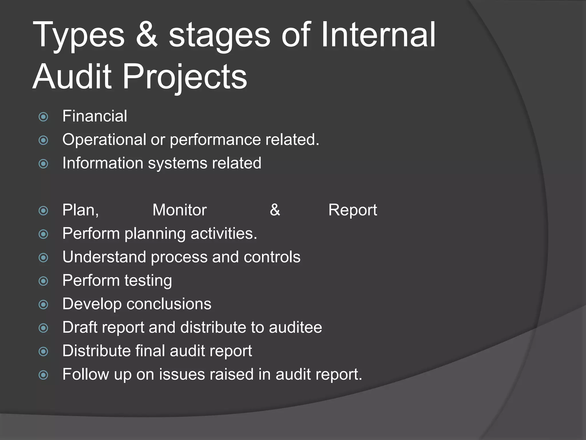 audit plan & controls | PPT