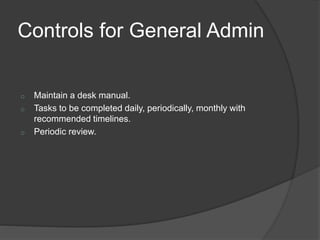 audit plan & controls | PPT