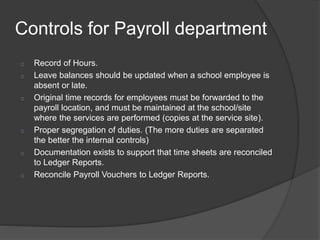 audit plan & controls | PPT